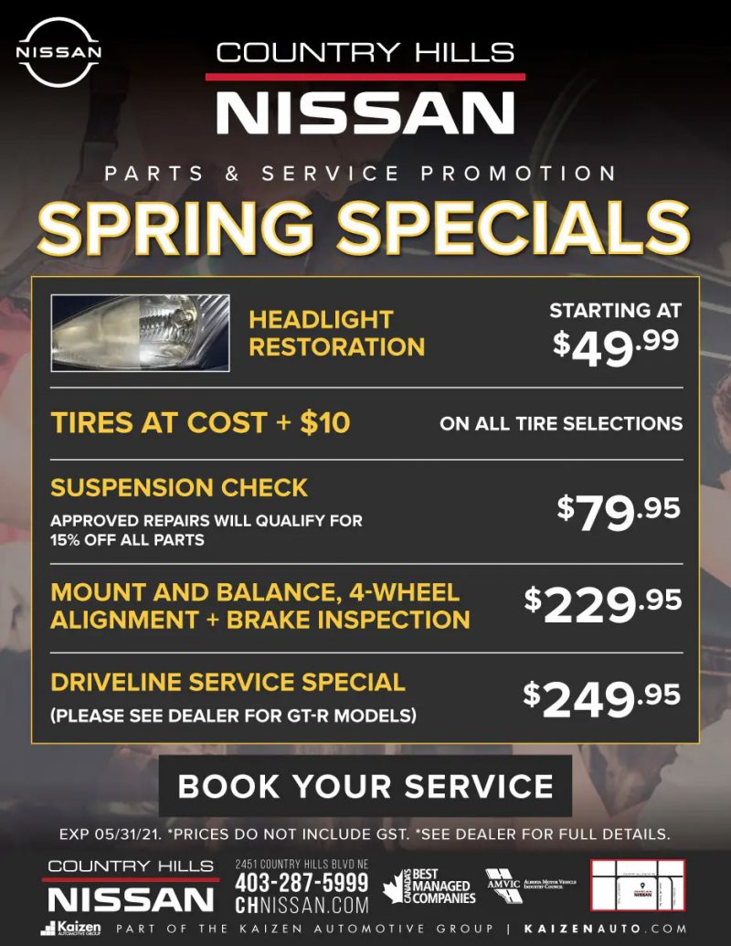 Spring Specials - Country Hills Nissan
