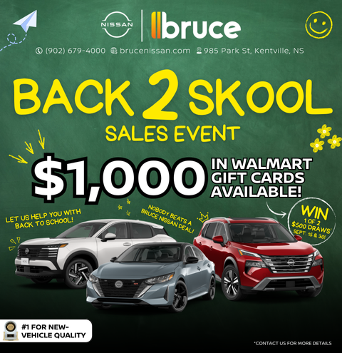 Bruce Nissan | New Nissan Dealership in Kentville, NS - Bruce Nissan